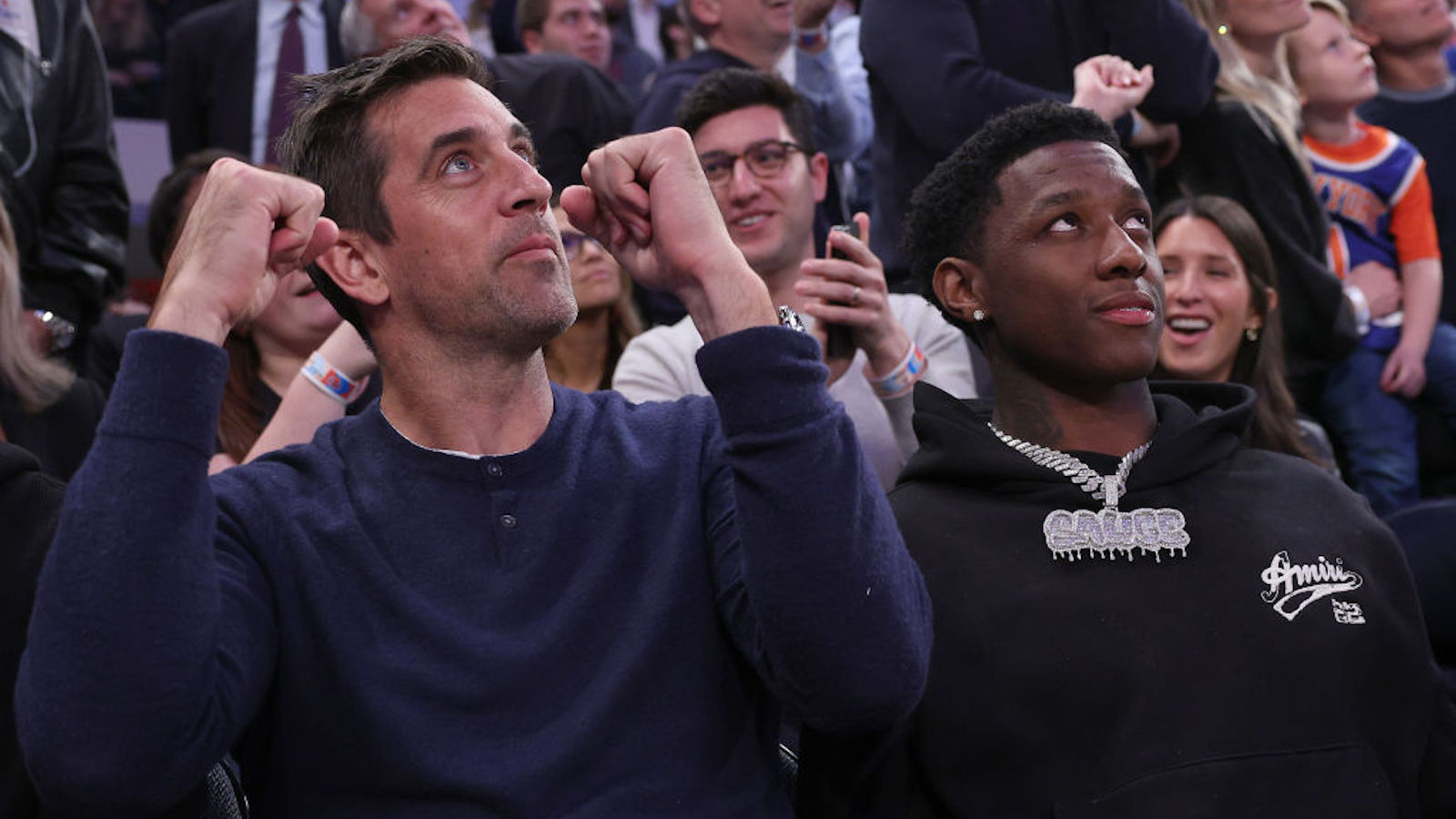 Aaron Rodgers And Sauce Gardner's Weed Handshake: Video