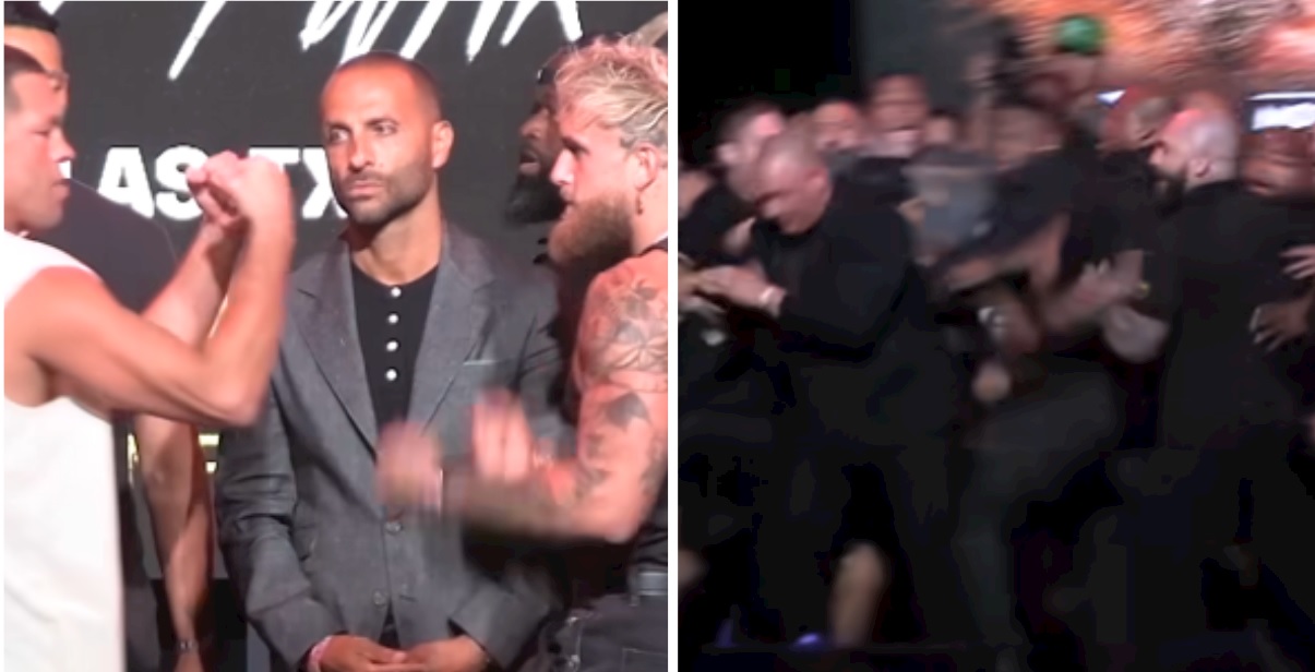 Jake Paul's Bodyguard Tried To Fight Nate Diaz, Ugly Brawl Breaks Out ...