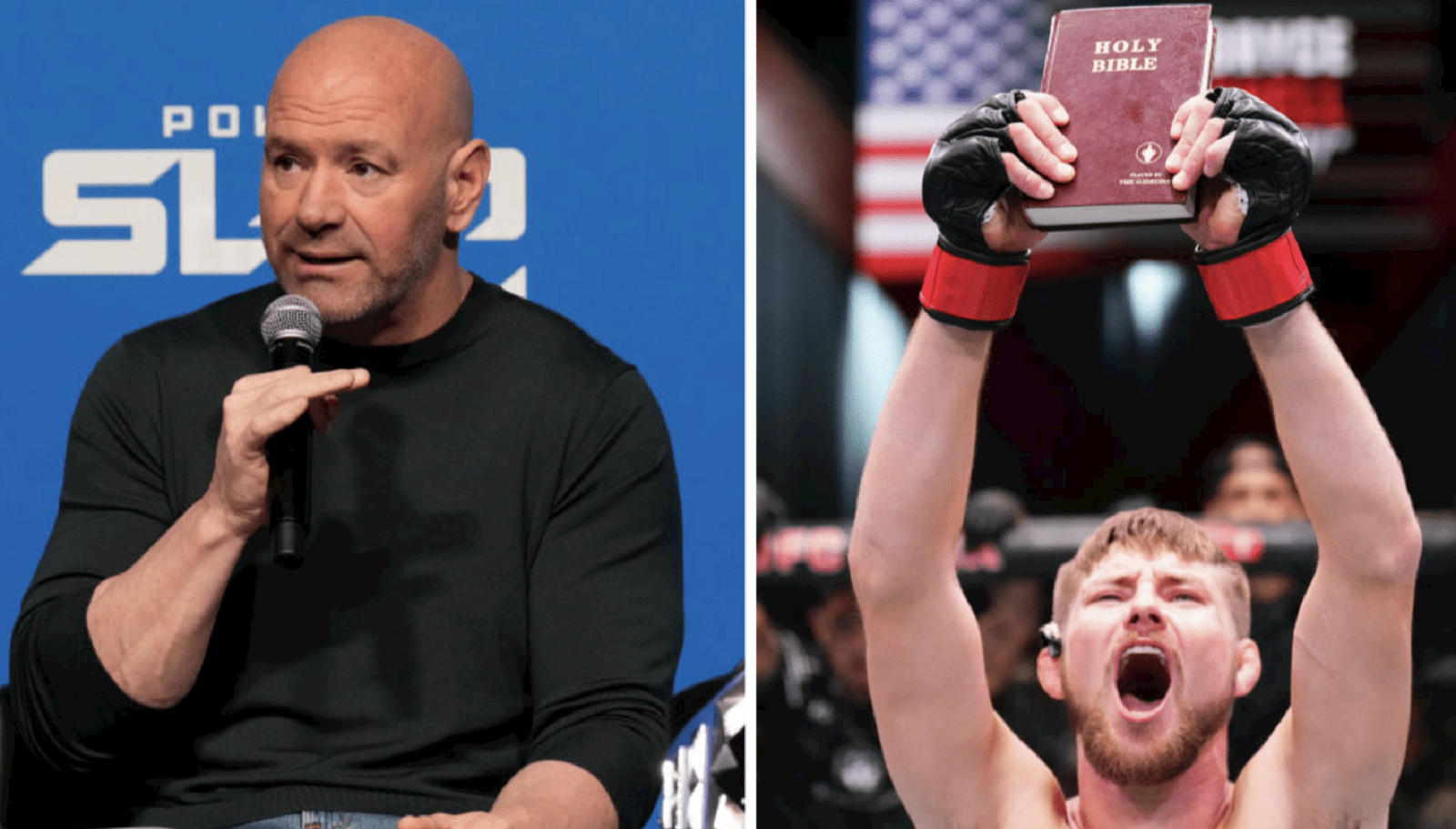 UFC's Dana White Reacts To Fighter Bringing Bible Into Cage 'There's No ...