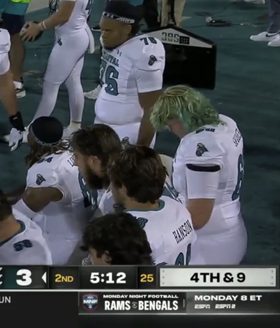 Coastal Carolina's Raging Teal Mullet Is The Best Hair In Football