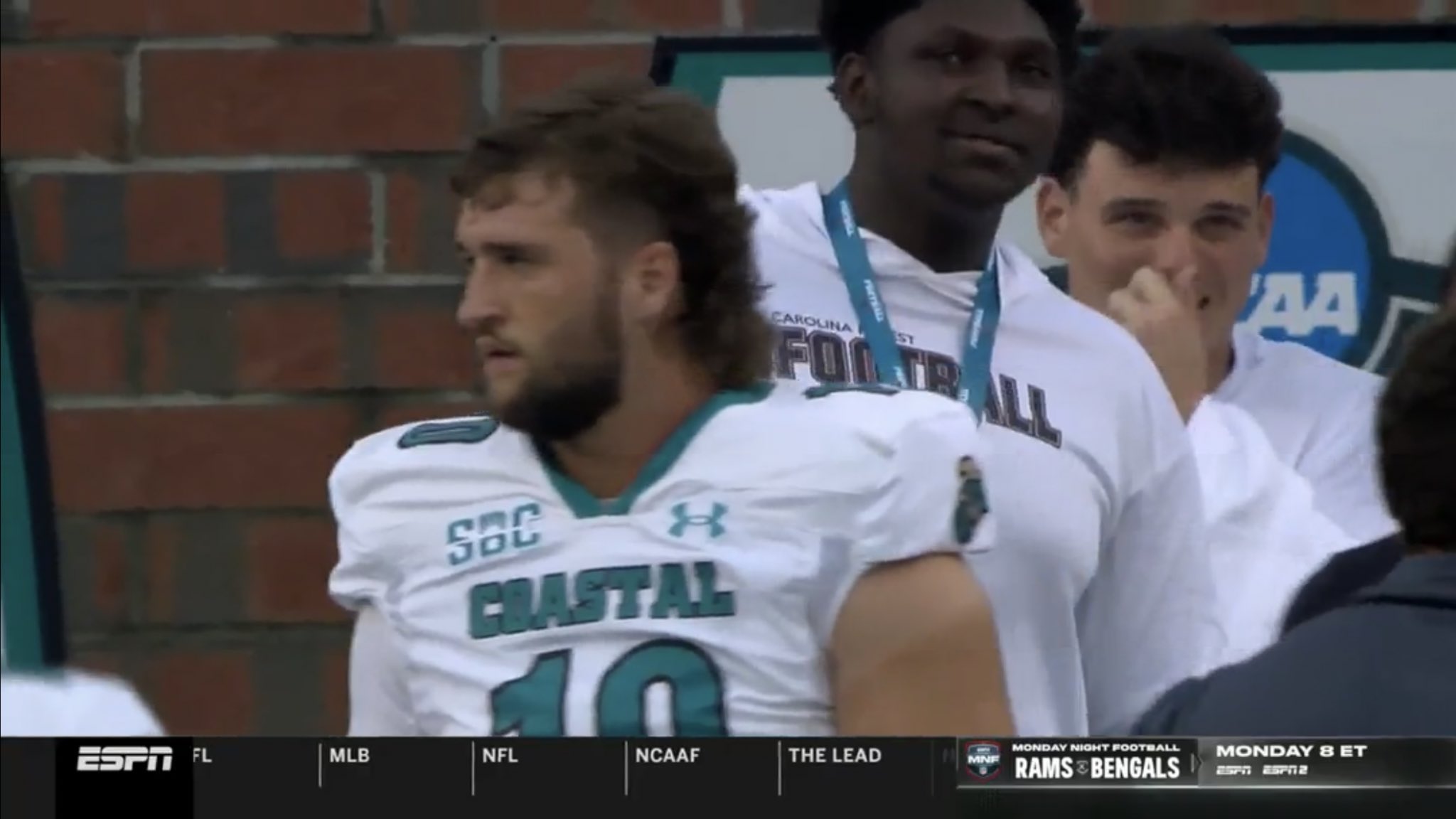 Coastal Carolina's Raging Teal Mullet Is The Best Hair In Football
