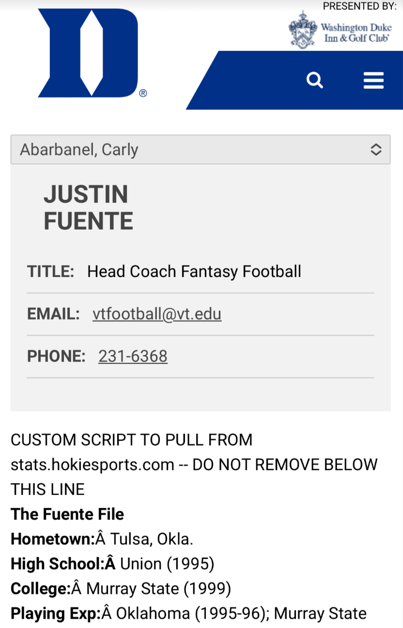 CFB Coach Justin Fuente Bizarrely Surfaces With Odd Job At Duke