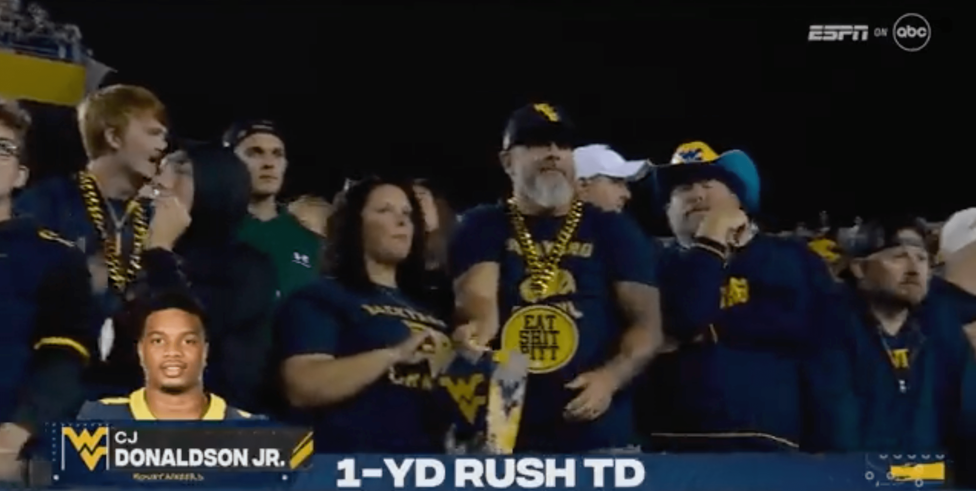 ESPN Forced To Turn Down Audio During WVU's Explicit Pitt Chant