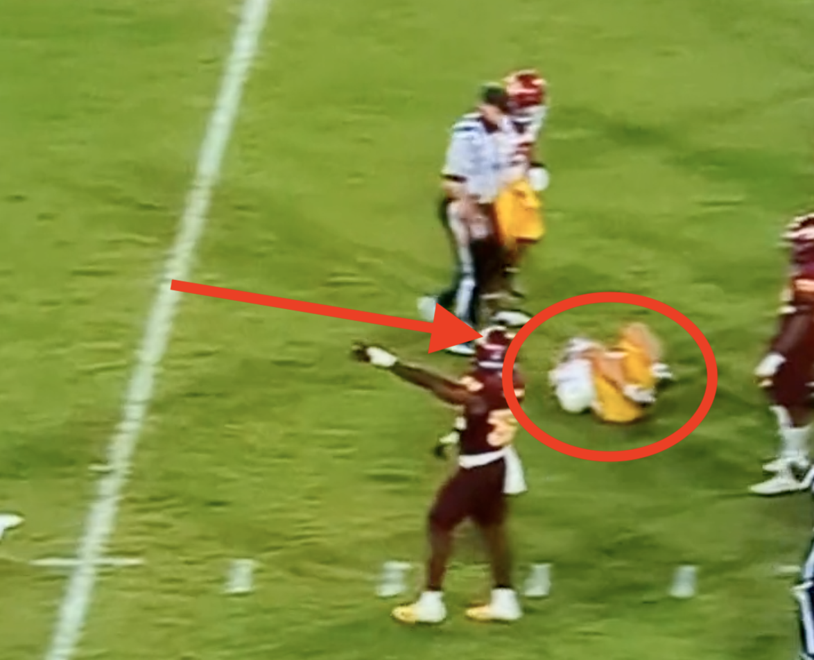 Caleb Williams Writhes In Pain After Rogue Snap Goes Very Wrong