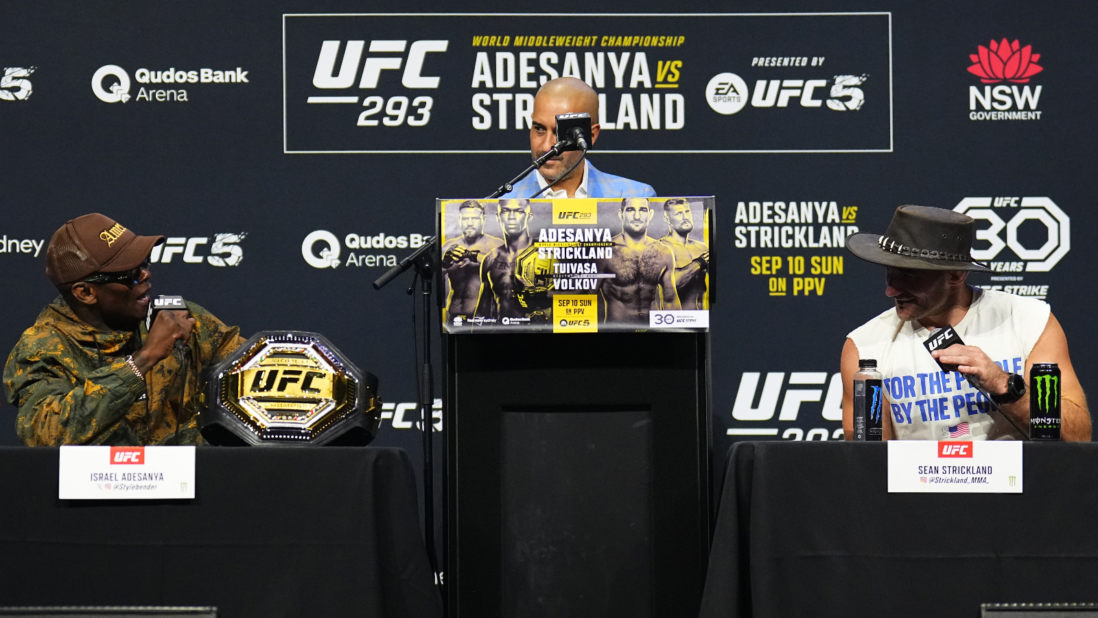 Sean Strickland Rips Into 'Cringe-Lord' Israel Adesanya