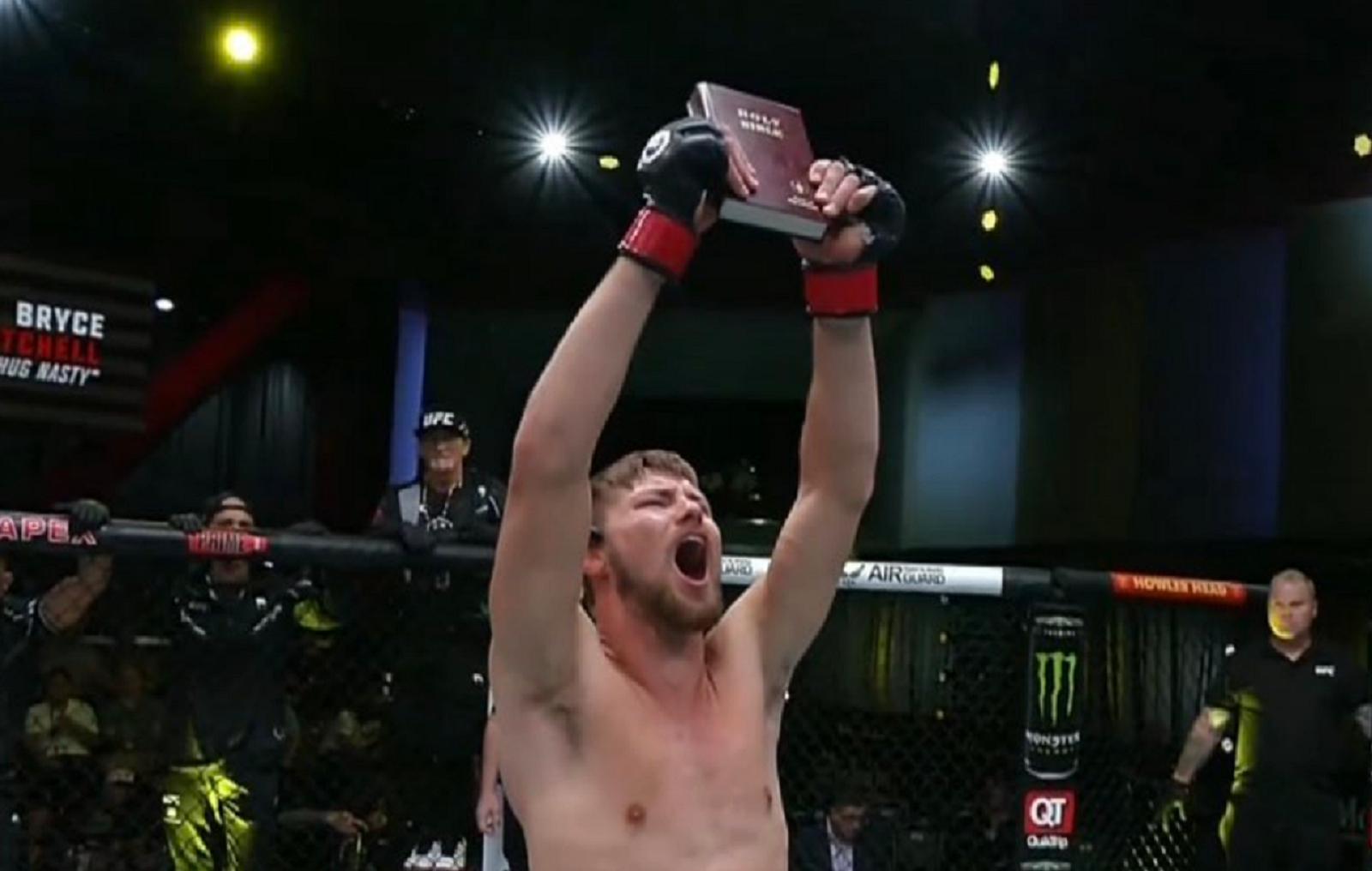 UFC's Bryce Mitchell Brought A Bible Into The Cage And Started ...