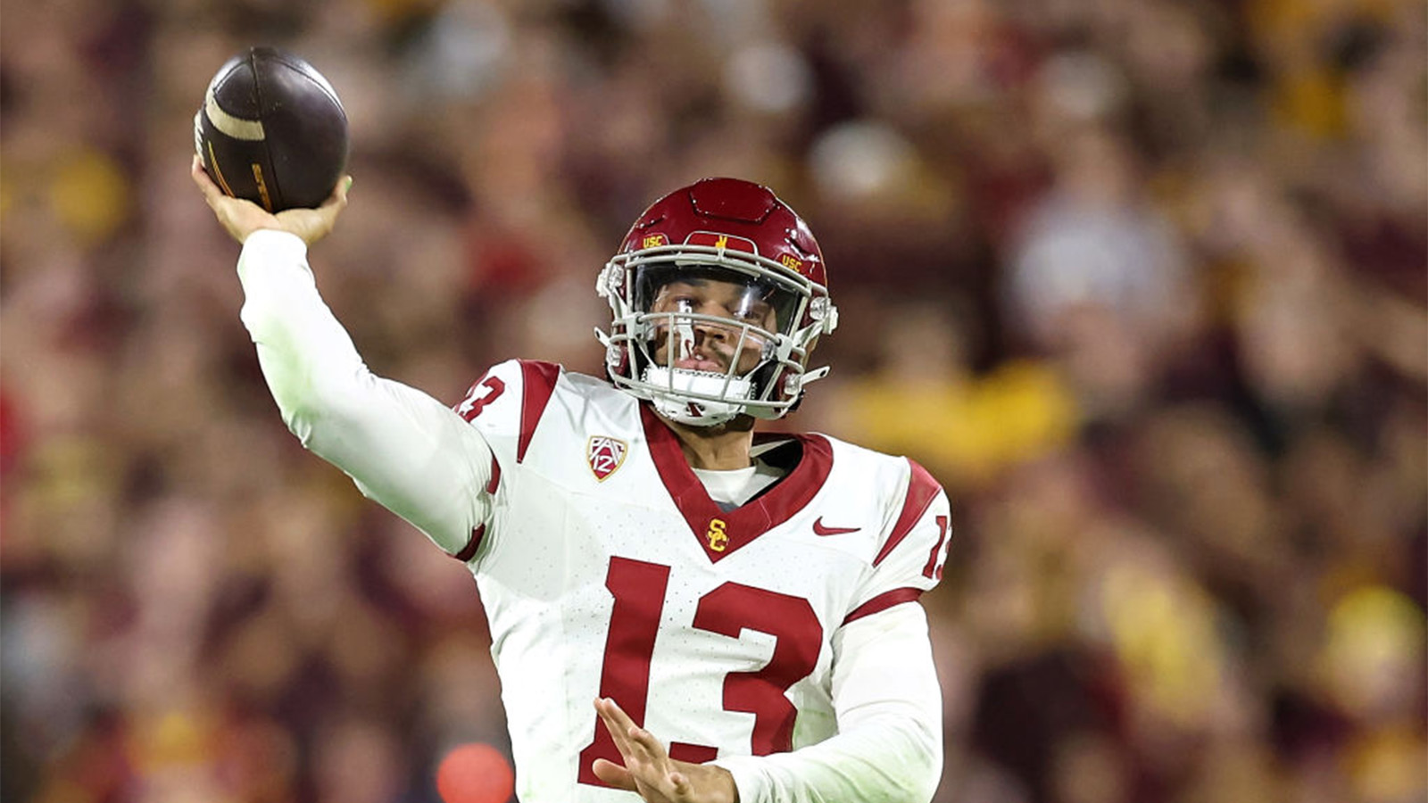 Caleb Williams Proves Why He's #1 Draft Pick With Crazy Throw