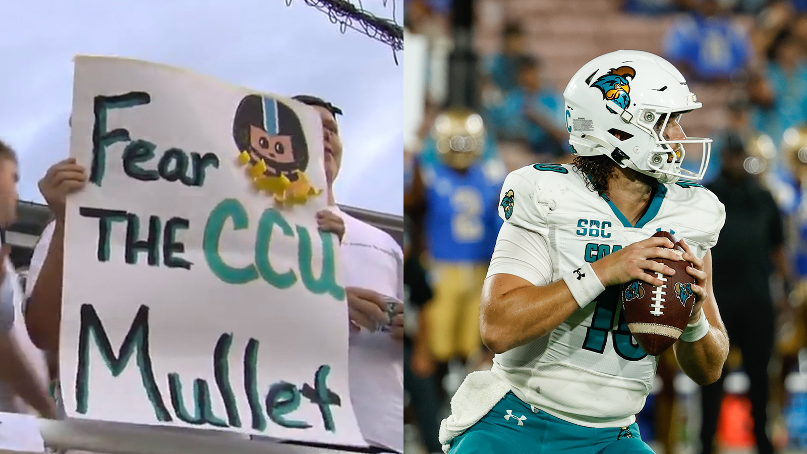 Coastal Carolina's Raging Teal Mullet Is The Best Hair In Football