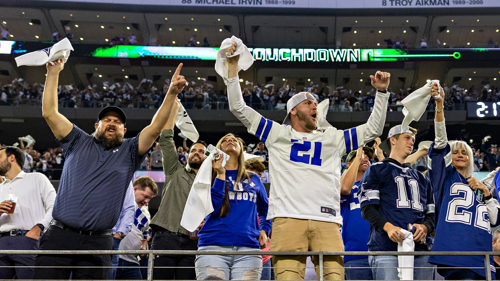 Viral Video Shows Chaos As Cowboys Fans Bull Rush Into Stadium