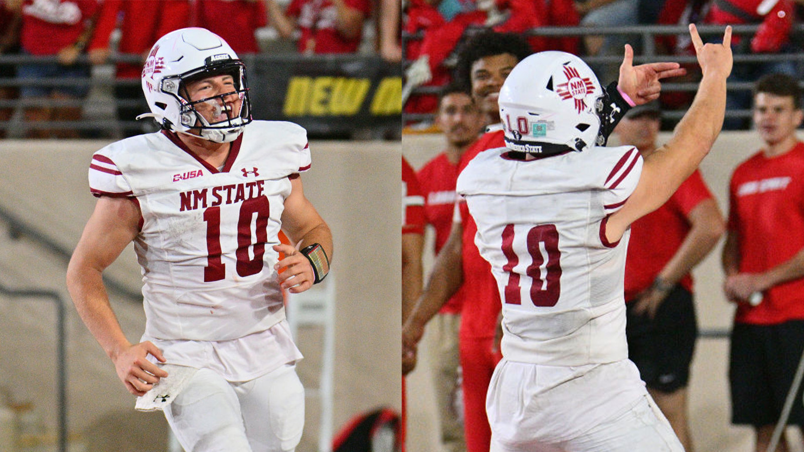 College Football QB Appears To Pee On Rival's Logo In New Video