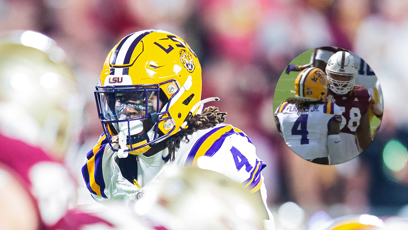 Punches Fly As LSU Star LB Harold Perkins Causes Pandemonium