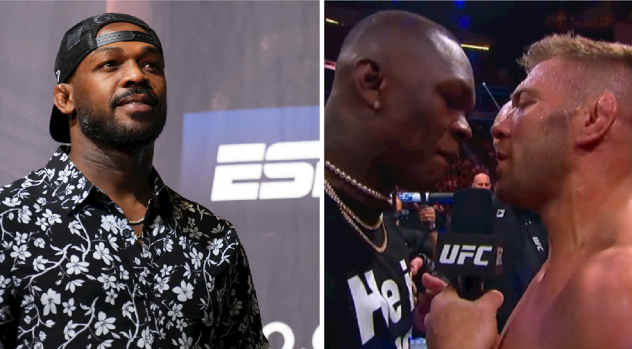 Jon Jones 'Uncomfortable' With Israel Adesanya's Racially Charged Trash ...