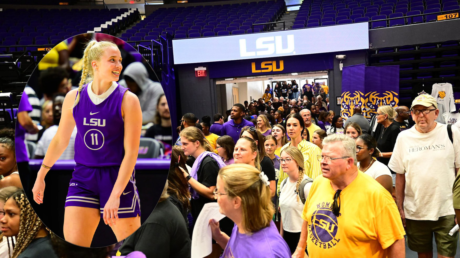 Hailey Van Lith Balls Out As LSU's 1st Practice Draws Huge Crowd