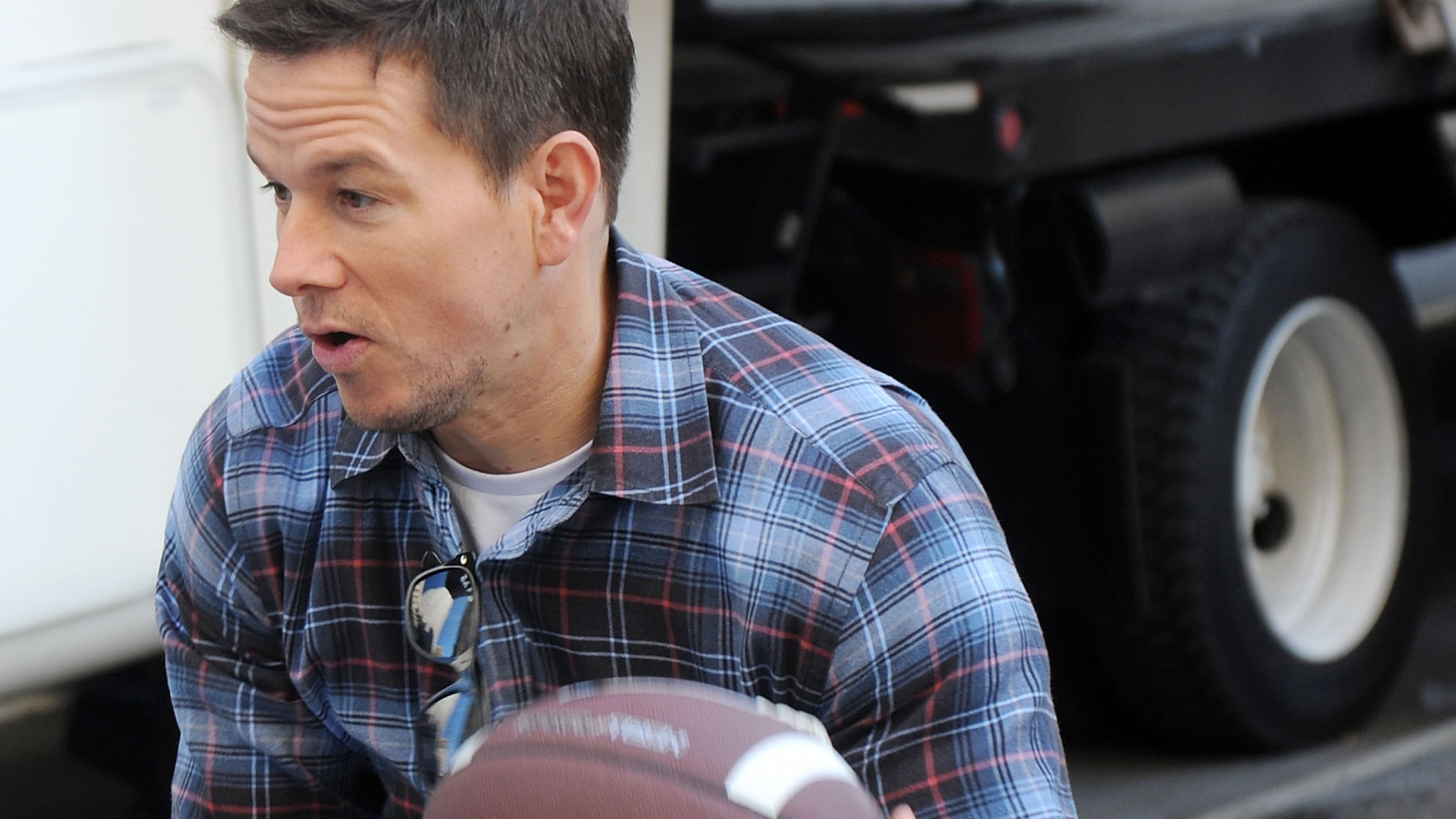 Mark Wahlberg's Clemson Parents Day Trip Goes Viral