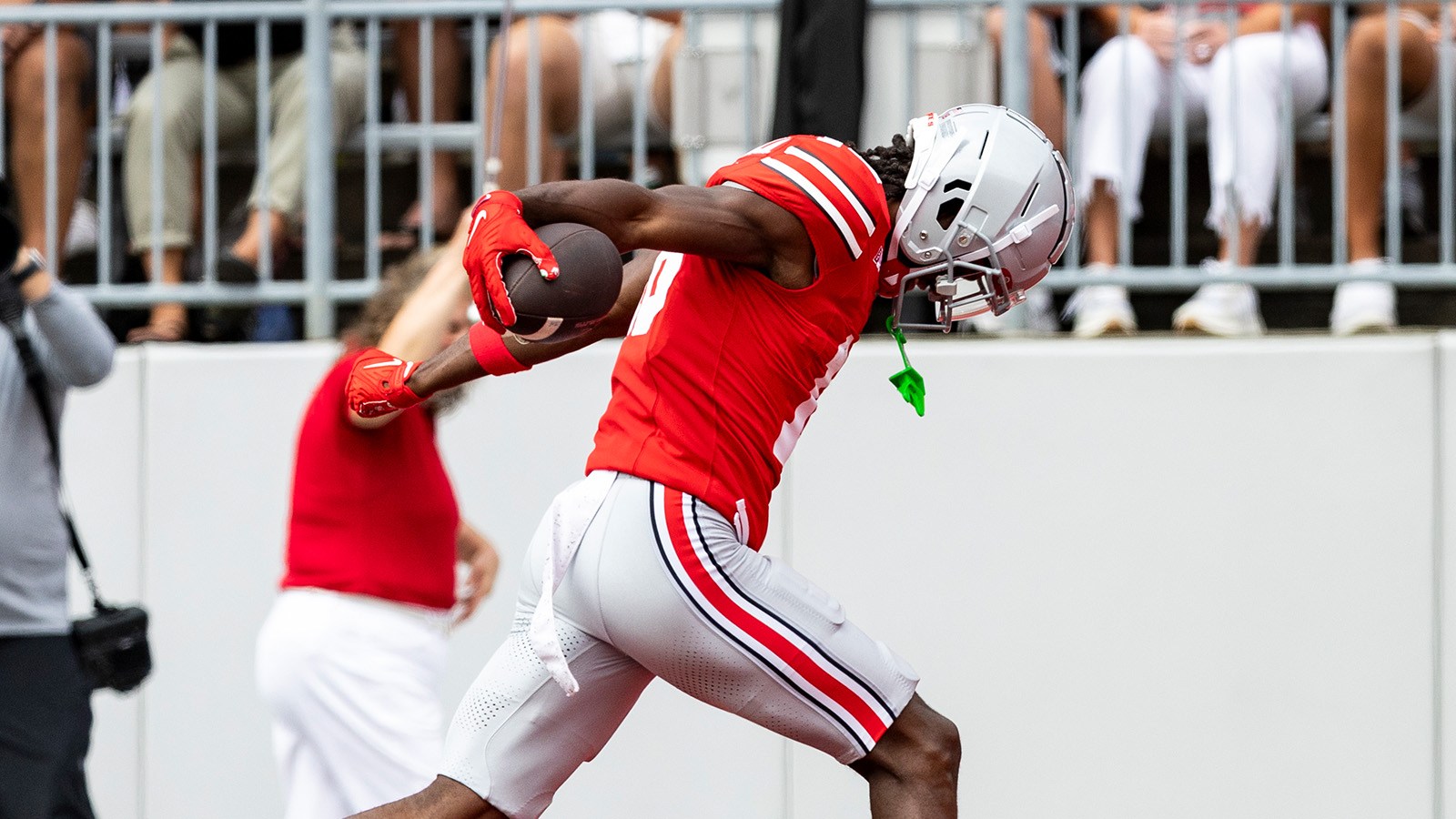 Marvin Harrison Jr Makes Two Dbs Look Dumb With Insane Speed
