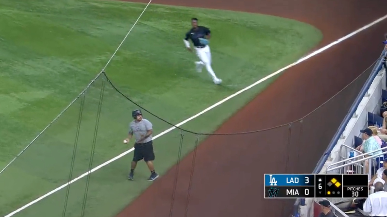 Marlins Ballboy Throws Fair Ball Into Stands, Costs Team Dearly