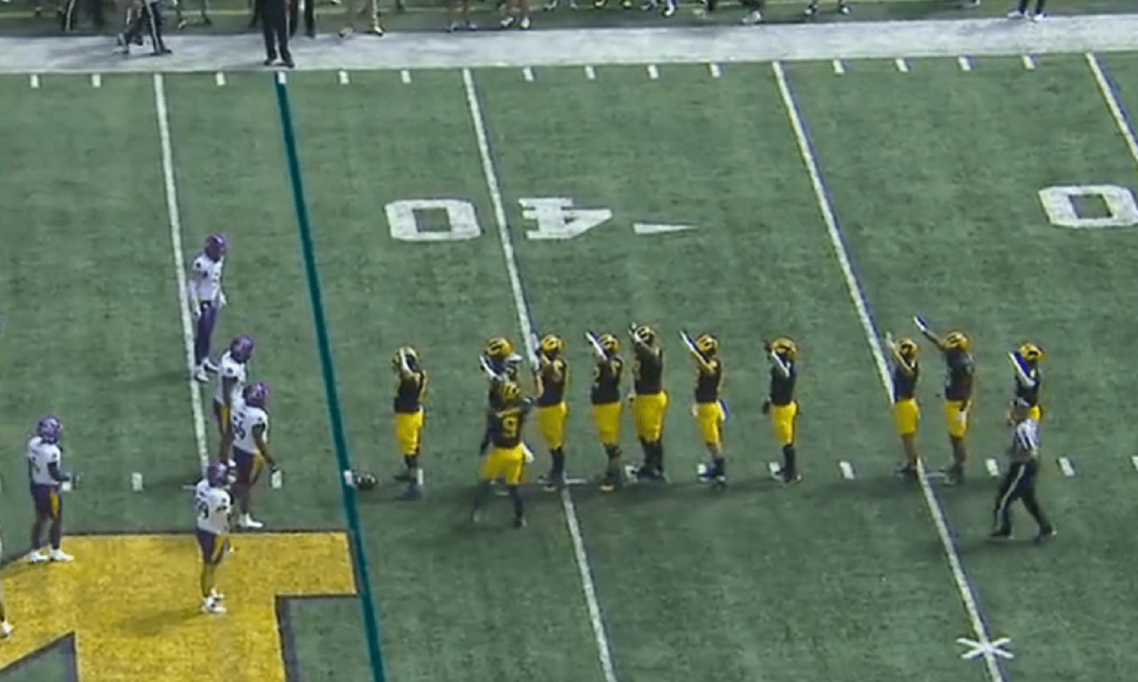 Michigan Players Bizarrely Pay Tribute To Suspended Coach Jim Harbaugh ...