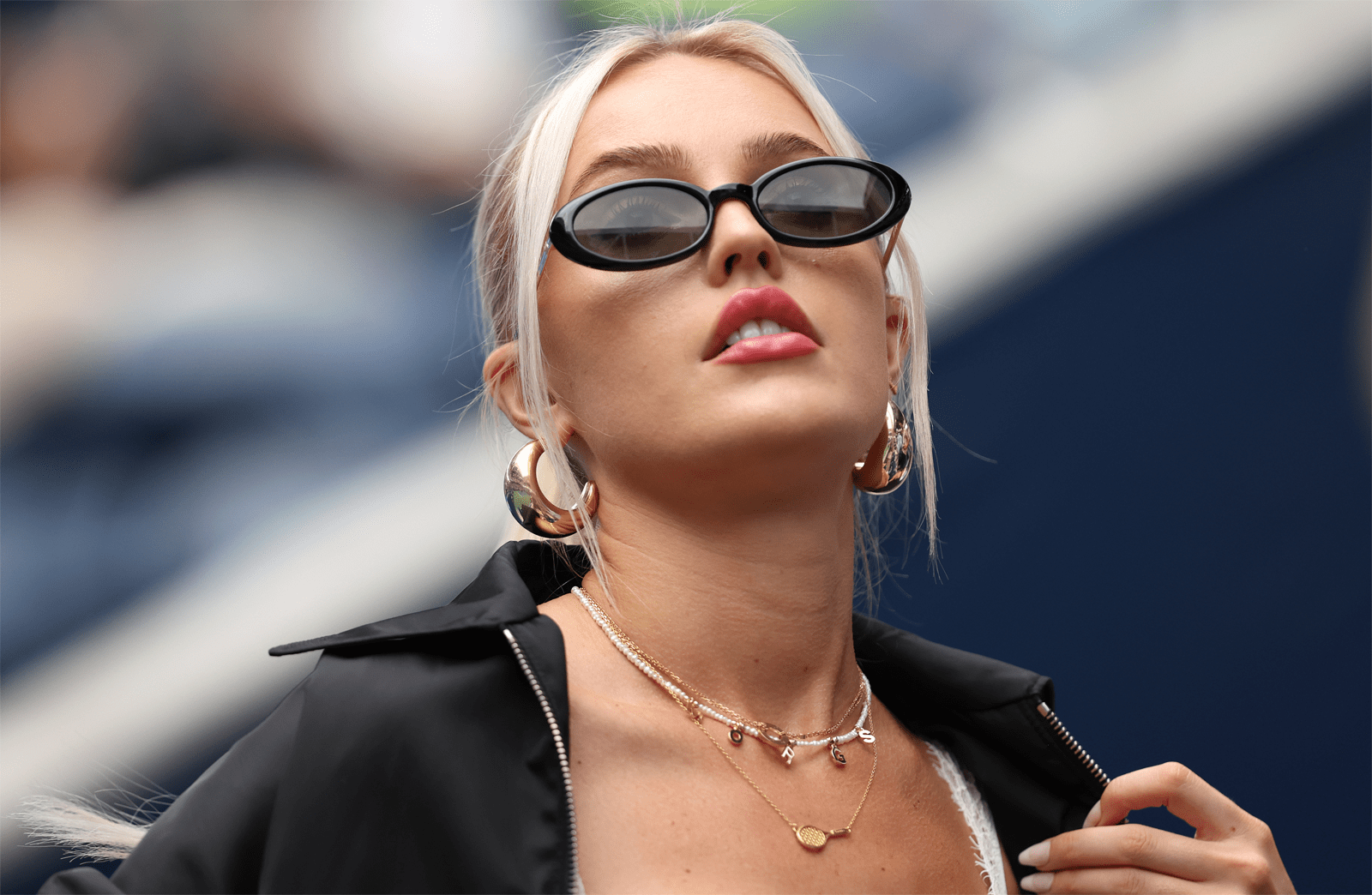 Taylor Fritz's Girlfriend Morgan Riddle At The US Open (Pics)