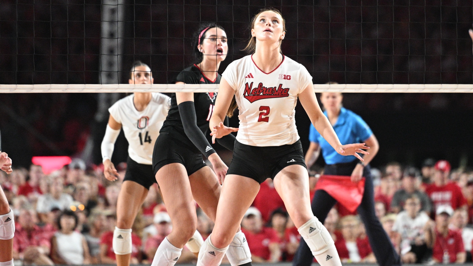 Nebraska Volleyball Wins Marathon Rally That Has Fans Cheering