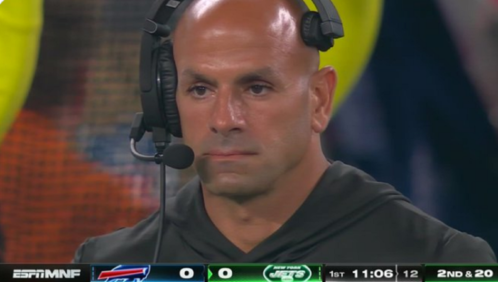Jets HC Robert Saleh's Reaction To Zach Wilson Subbing In For Injured ...