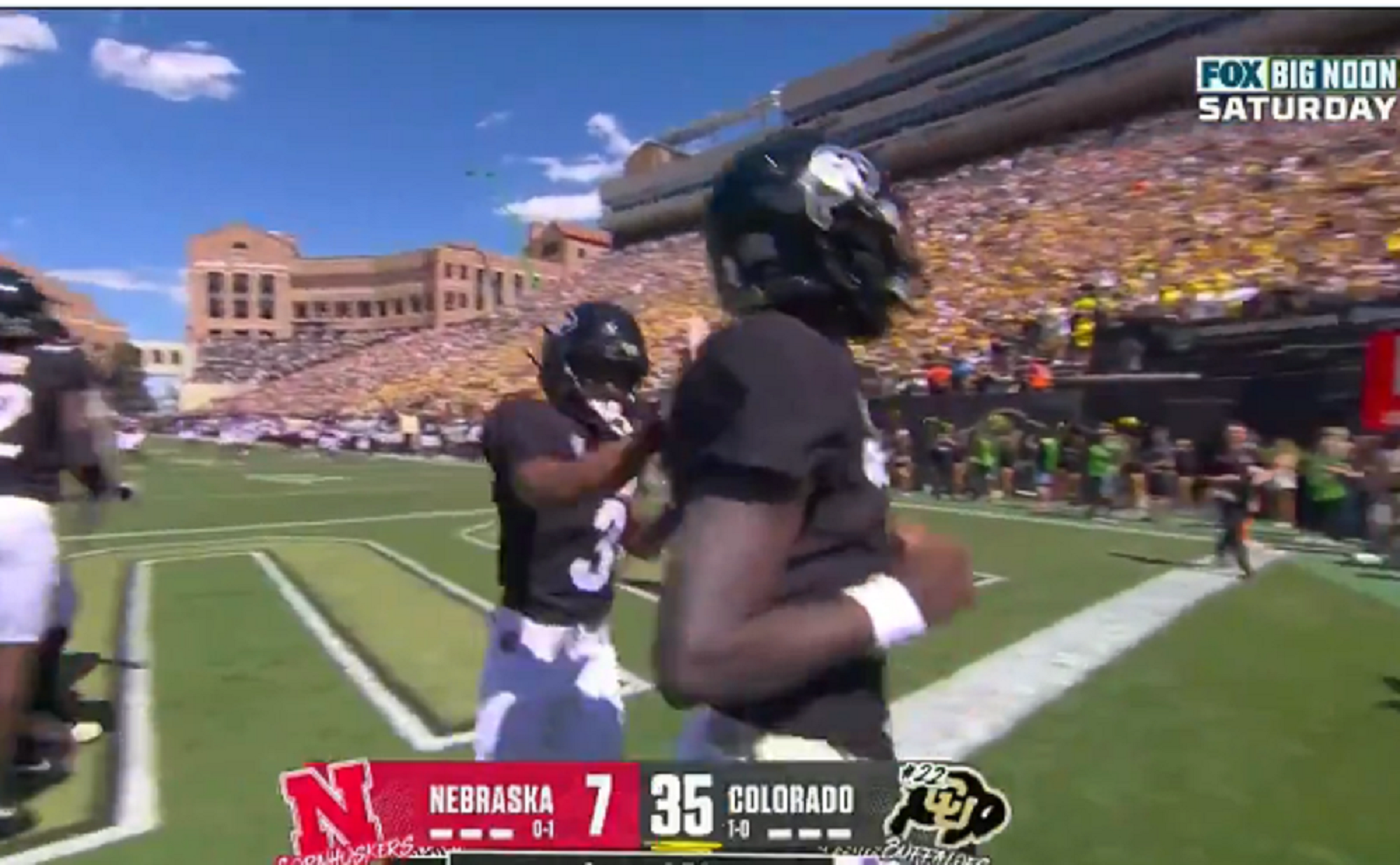 Shedeur Sanders Does His Father Deion Sanders' Primetime Dance After TD ...