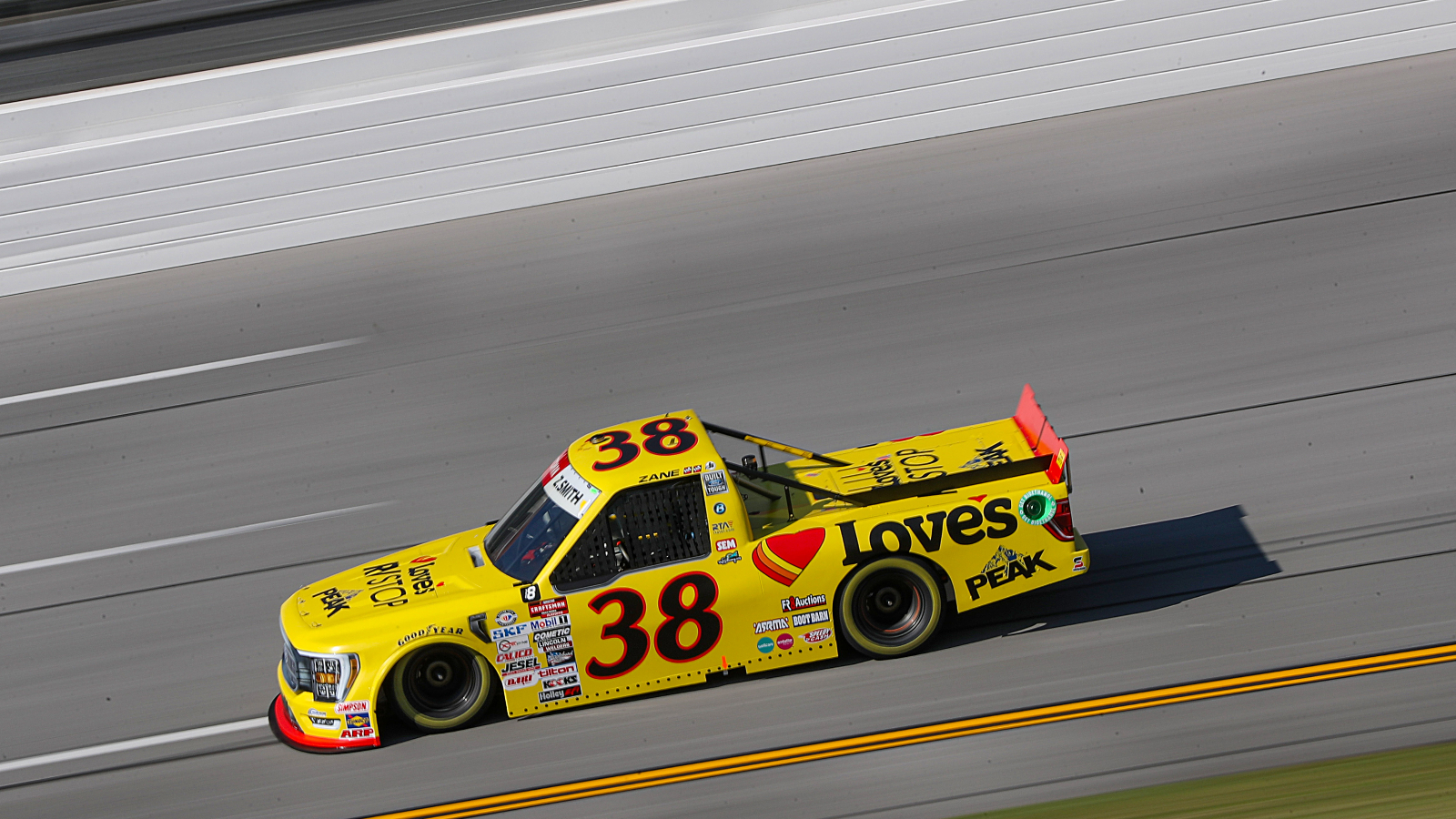 Zane Smith Loses Control On Pit Road, Slams Into Pit Crew