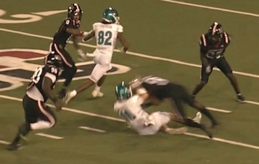 Grayson McCall Taken Off Field In Ambulance After Dirty Hit