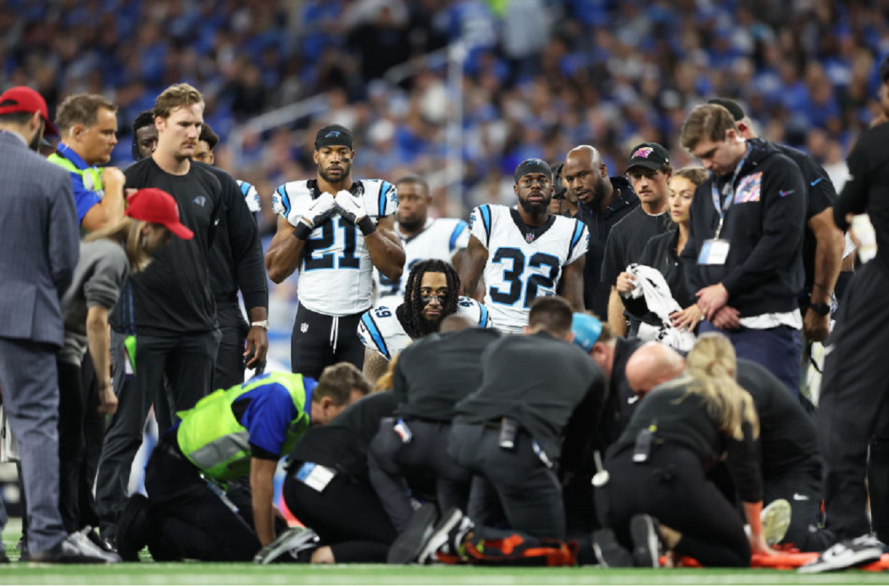 Panthers' Chandler Zavala Carted Off After Lying Motionless On The ...