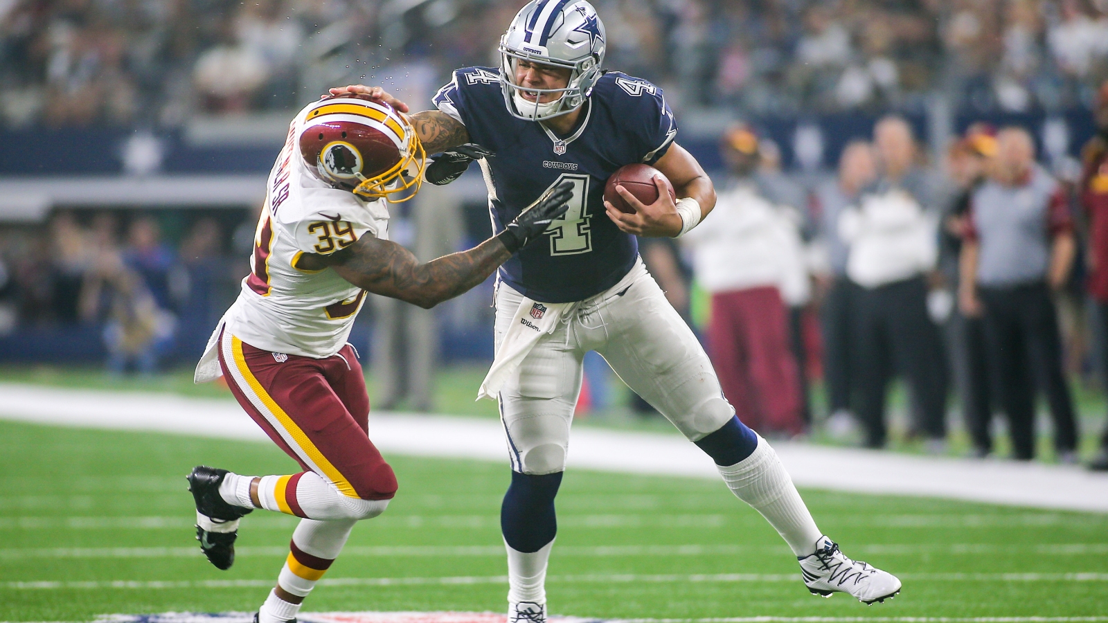 Vicious Dak Prescott Stiff Arm On Donte Whitner Resurfaces
