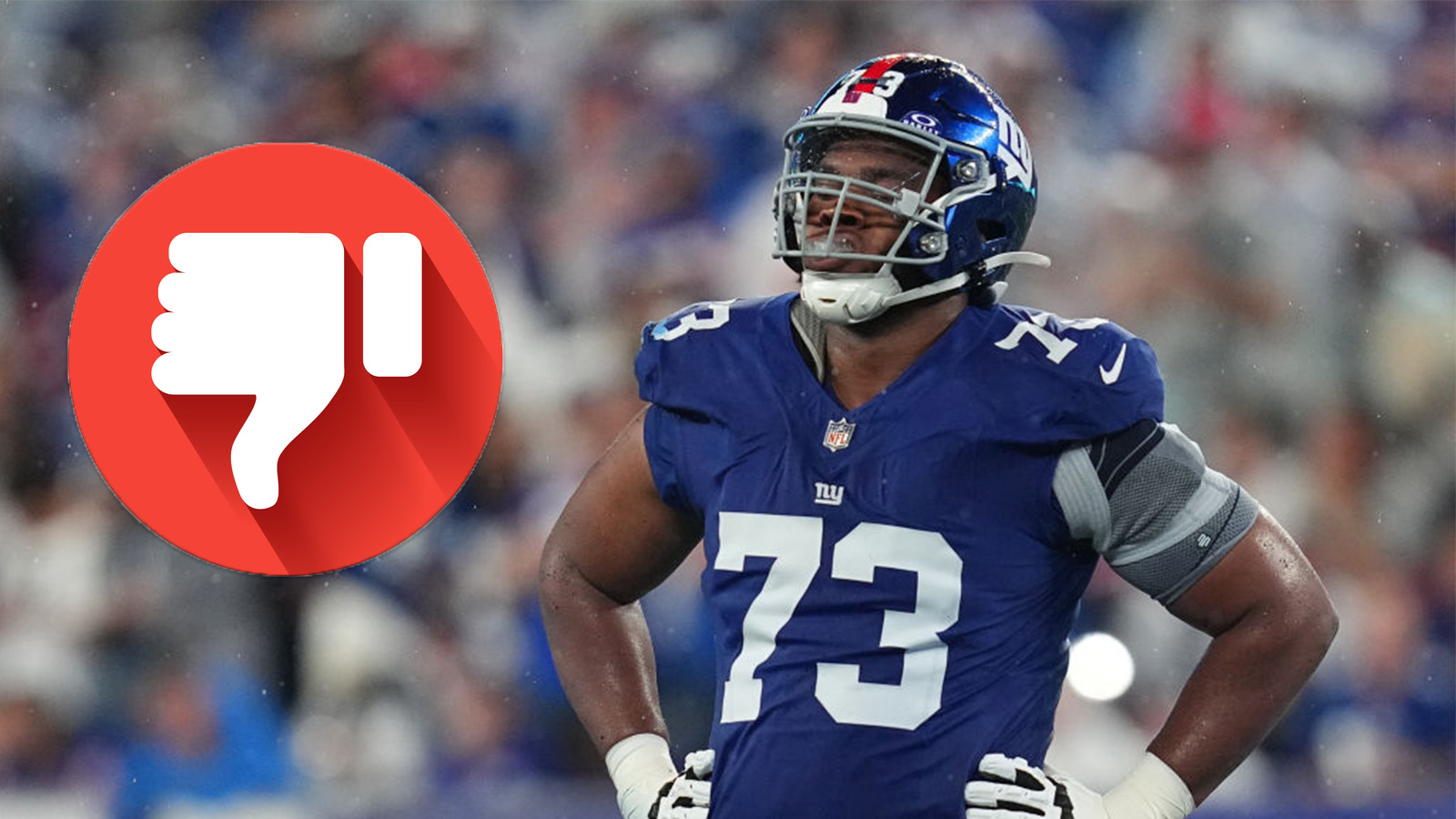 Giants OL Evan Neal Looks Terrible After Ugly Display Of Blocking