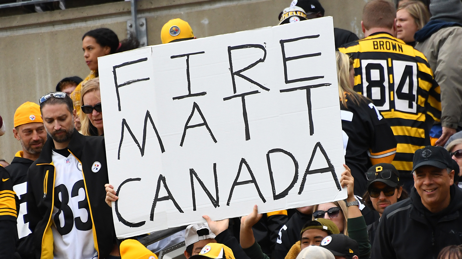 Penguins Fans Chant For Steelers To Fire Matt Canada At Game