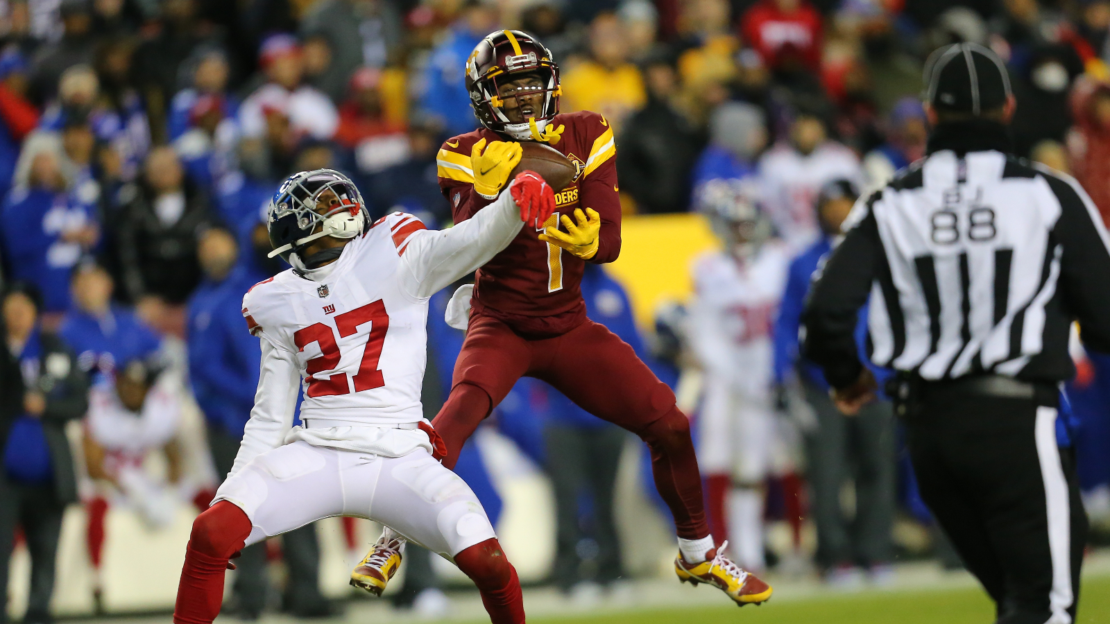 Jahan Dotson Seen Taking Snaps As Field Goal Holder