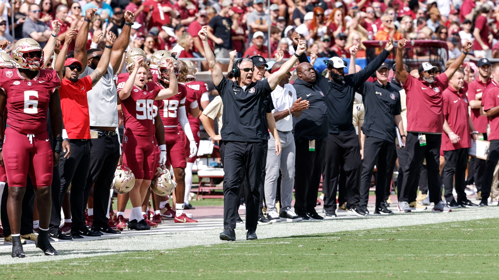 Mike Norvell Speed On Display During Keon Coleman Punt Return