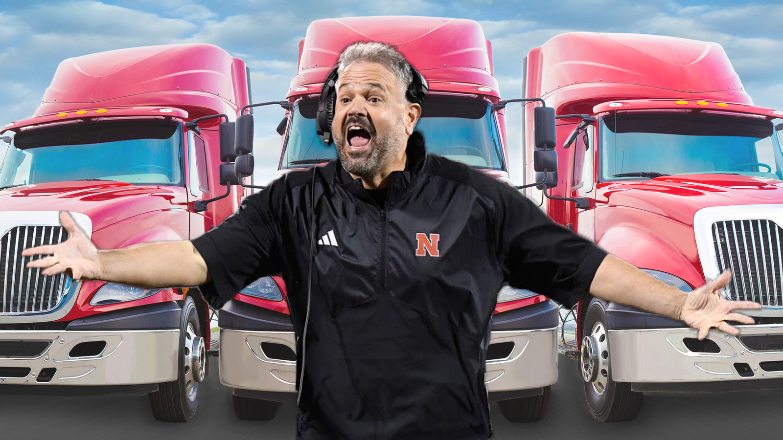 Nebraska FB Parks Semi-Truck At High School To Land Top Recruit