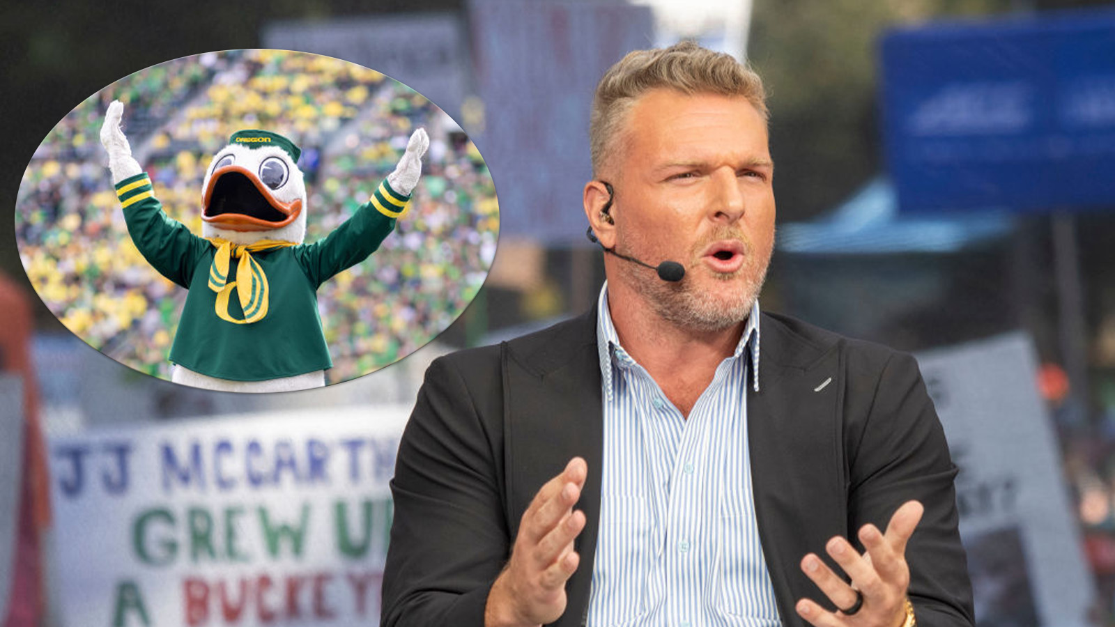 Oregon Duck Trolls Pat McAfee With Savage Deep Cut Memory