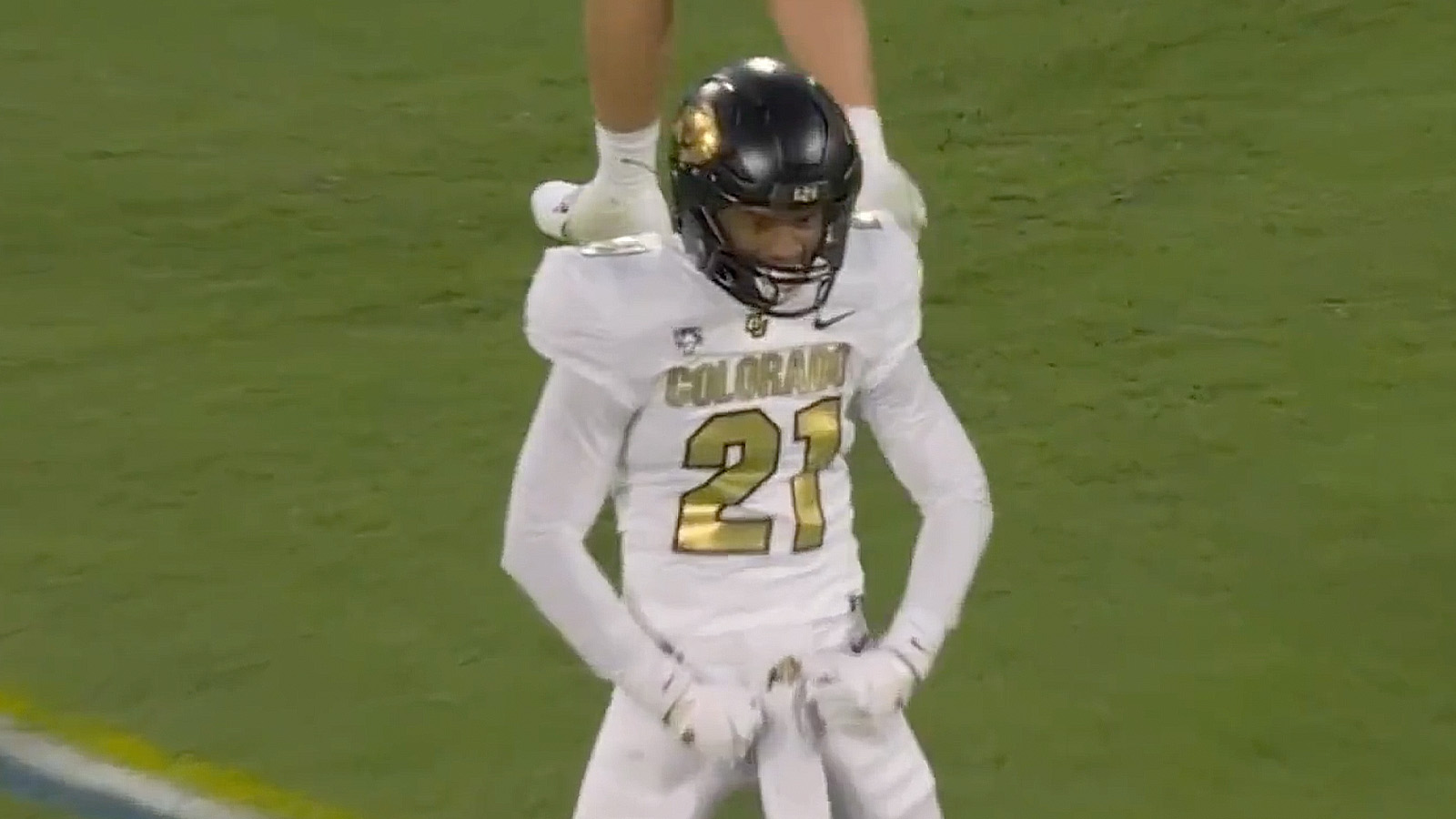 Things Get Awkward As Shilo Sanders Taunts Controversial Big Hit