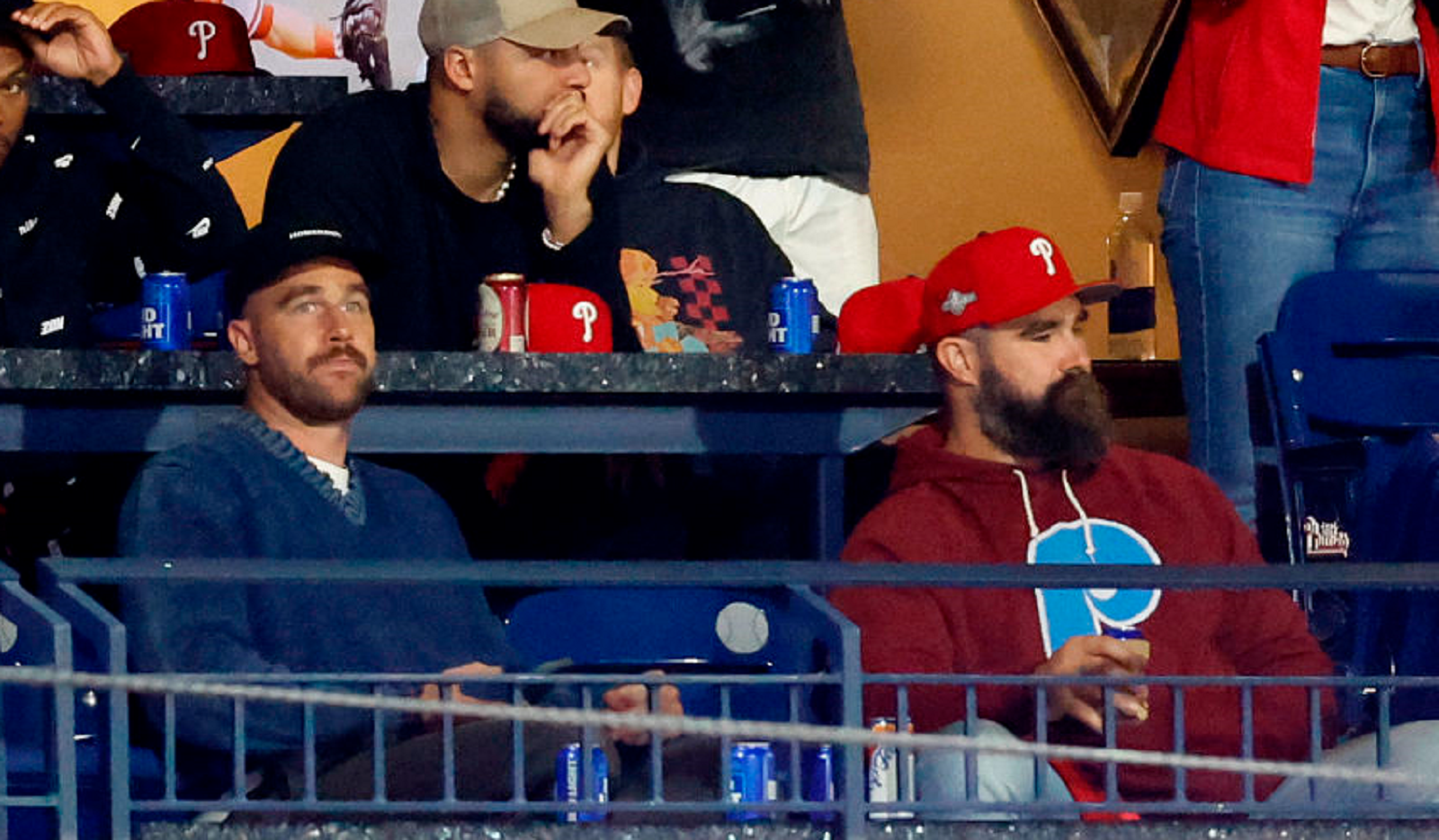 Fans Angry At Travis Kelce For Drinking Bud Light At Phillies Game ...