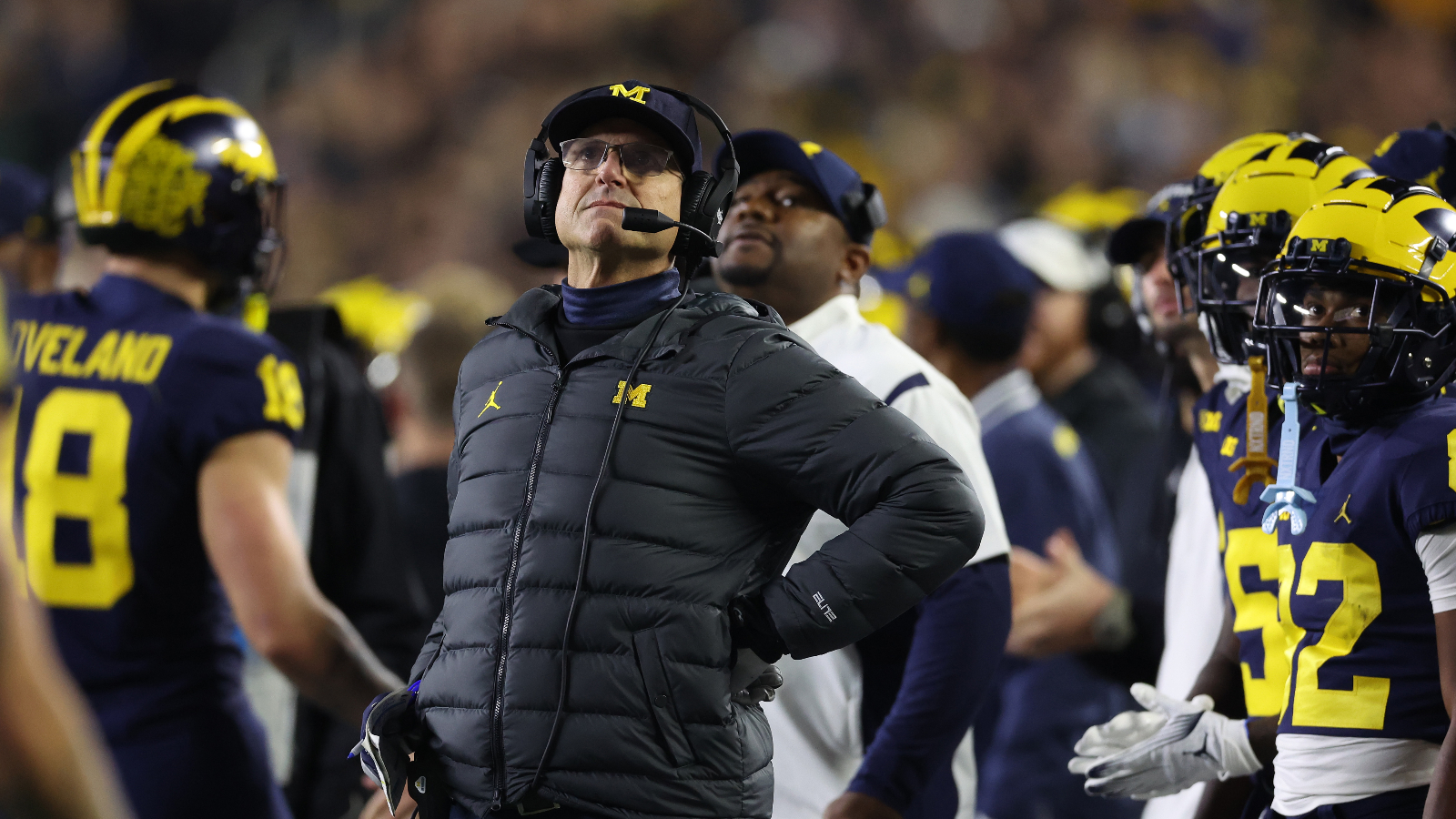 Jim Harbaugh-Ric Flair Meeting Leads To Obvious Joke About Cheating