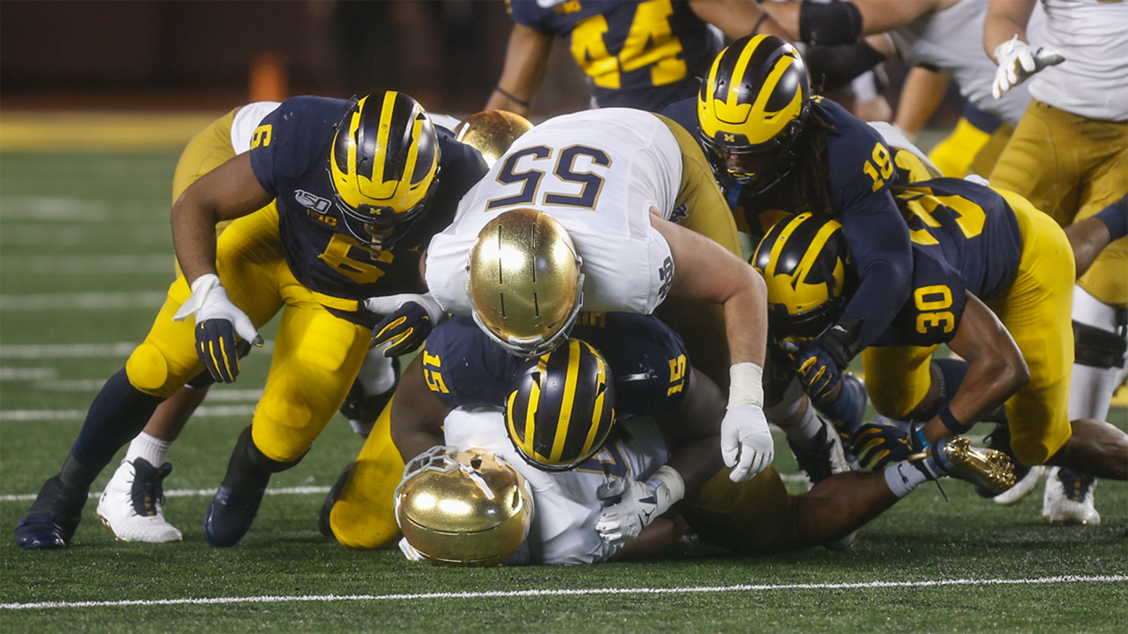 Video: Connor Stalions At Michigan's 45-14 Win Over Notre Dame