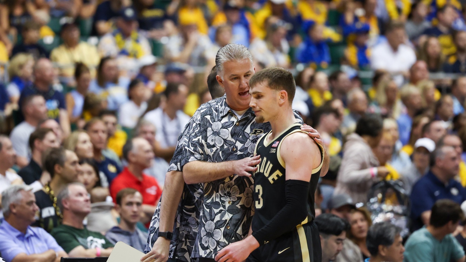 Watch: Purdue's Lance Jones Makes Incredible 75-footer In Maui