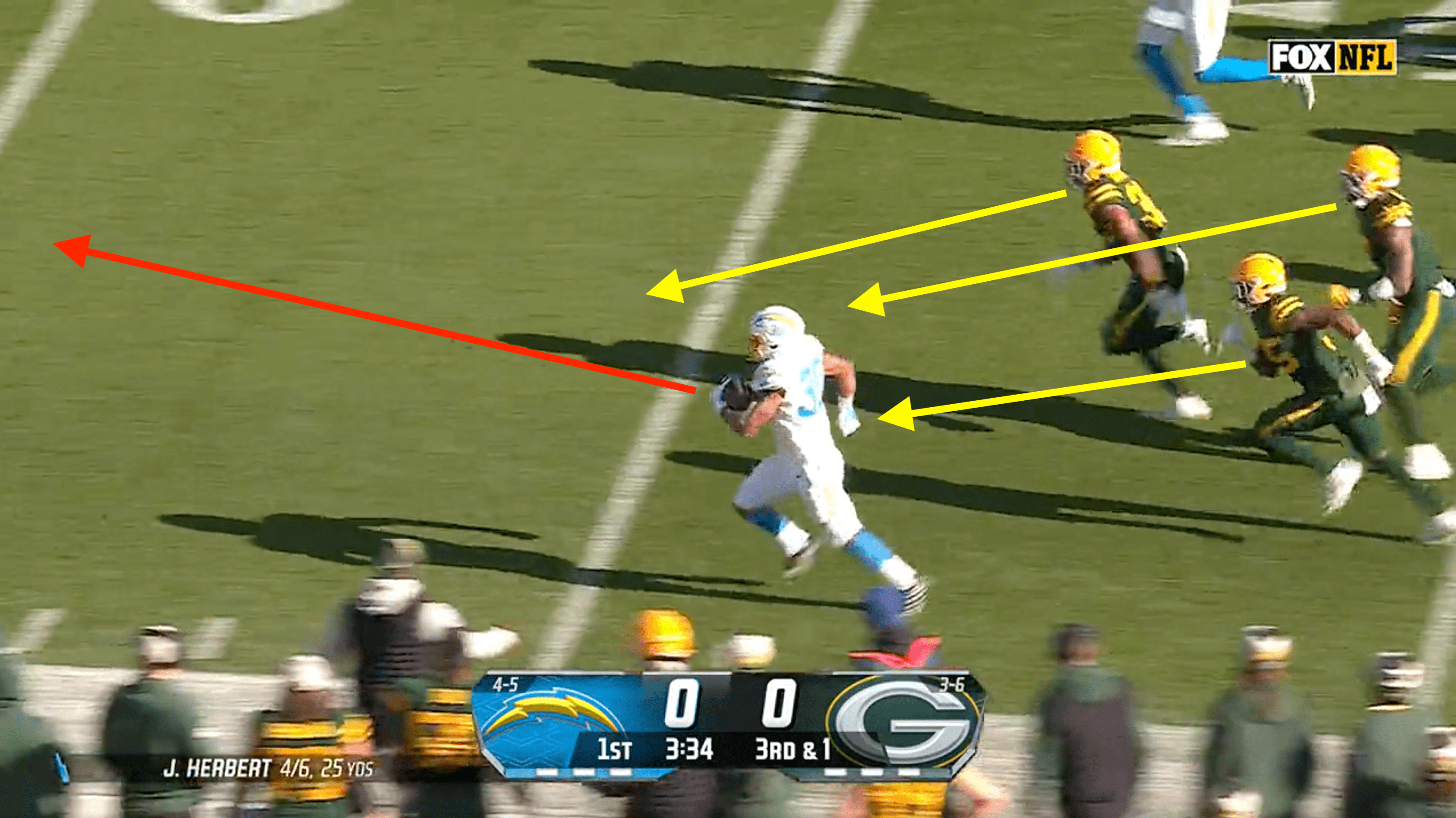 Austin Ekeler Looks Slower Than Molasses During Ugly Viral Run