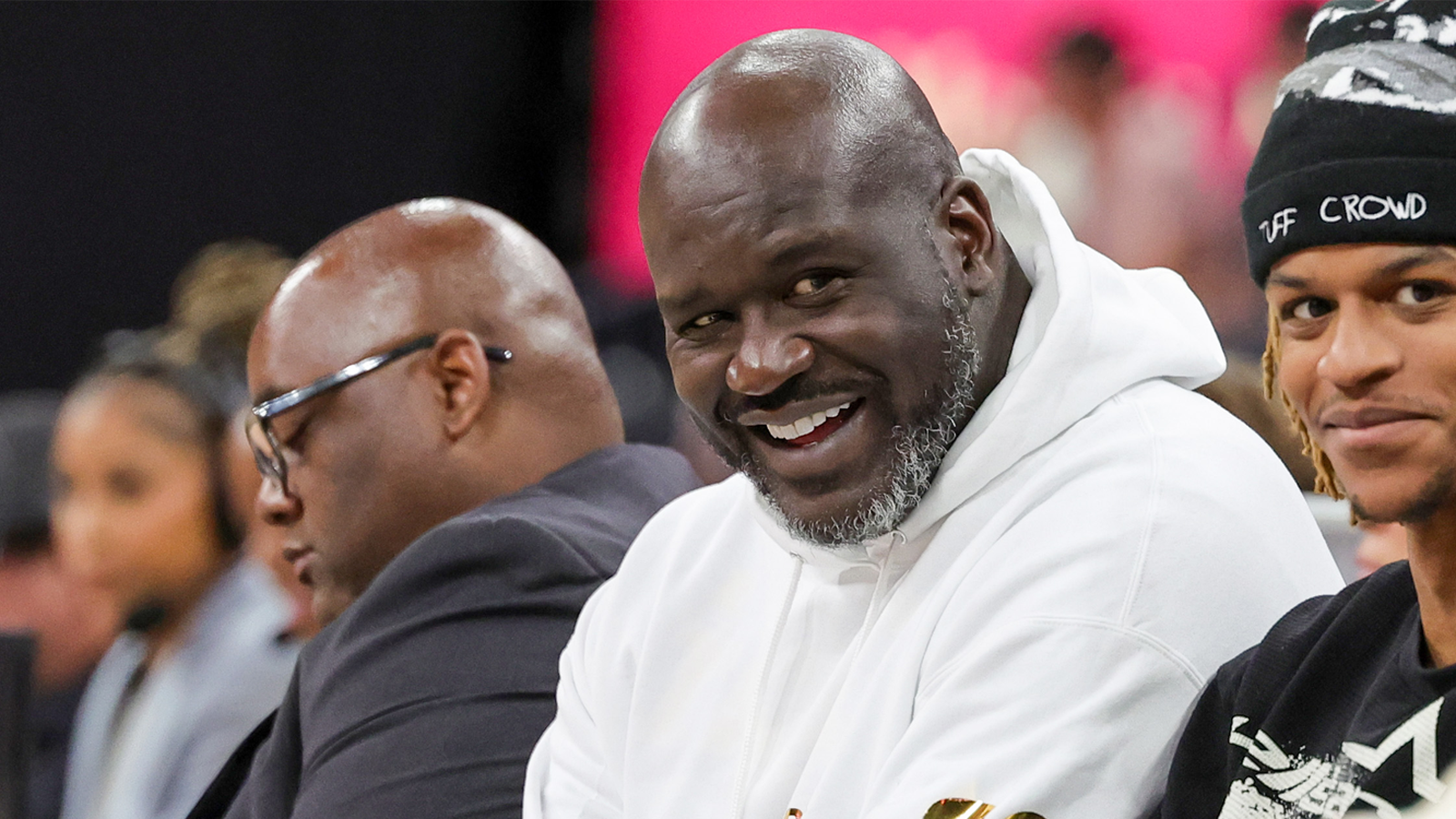 Shaq, Candace Parker Visit Colorado Locker Room After LSU Win