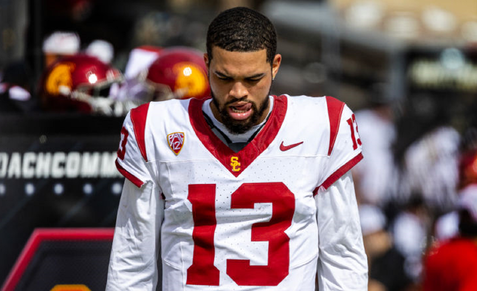 Caleb Williams Said He Wanted To Cuddle With His Dog After Crying ...