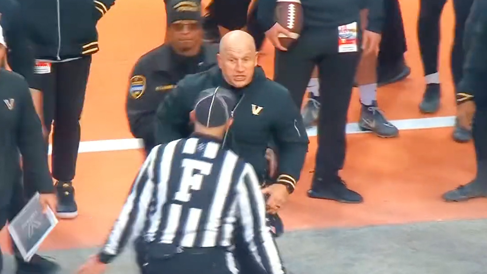 Vanderbilt FB Coach Goes NUCLEAR On Referee After Ugly Brawl