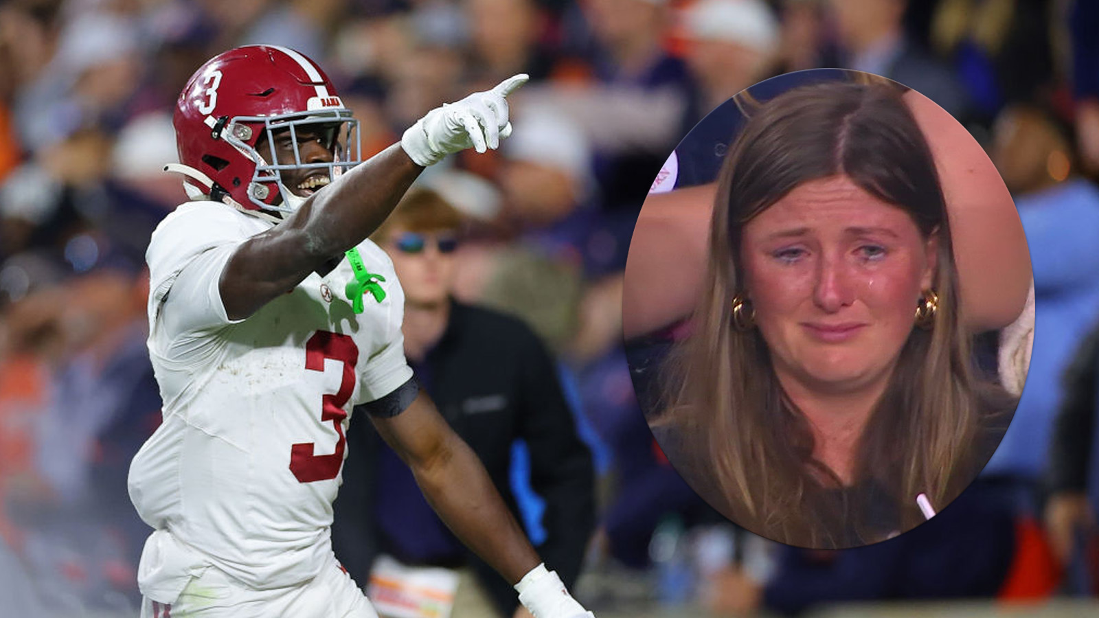 Crying Auburn Girl Goes Viral After All-Time Iron Bowl Meltdown