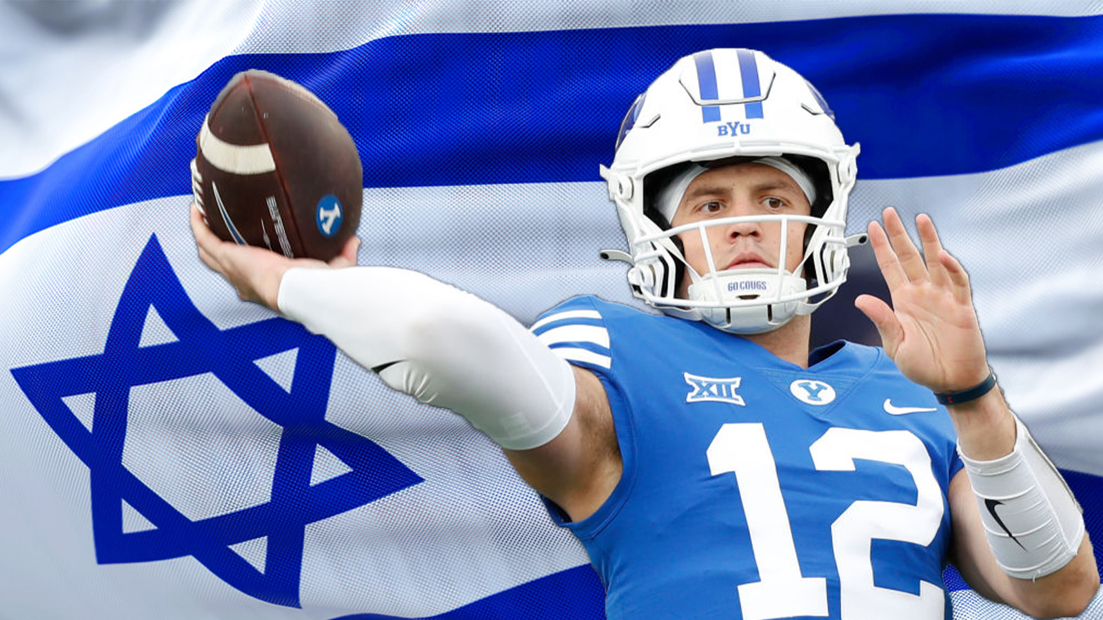 First-Ever Jewish QB At BYU Coins Epic Nickname, Arrives In Style