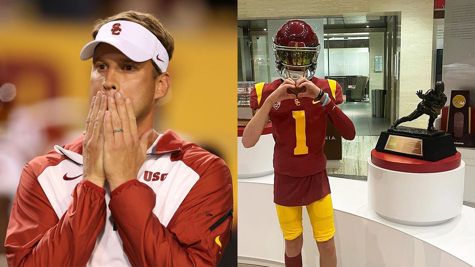 Lane Kiffin's QB Son Can Spin It, Visits USC In Full-Circle Moment