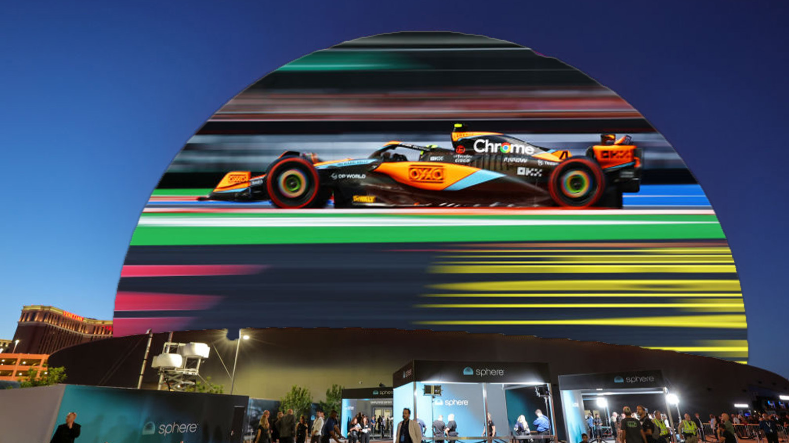 Formula 1 Takes Over The 'Sphere' With Epic Visuals In Las Vegas