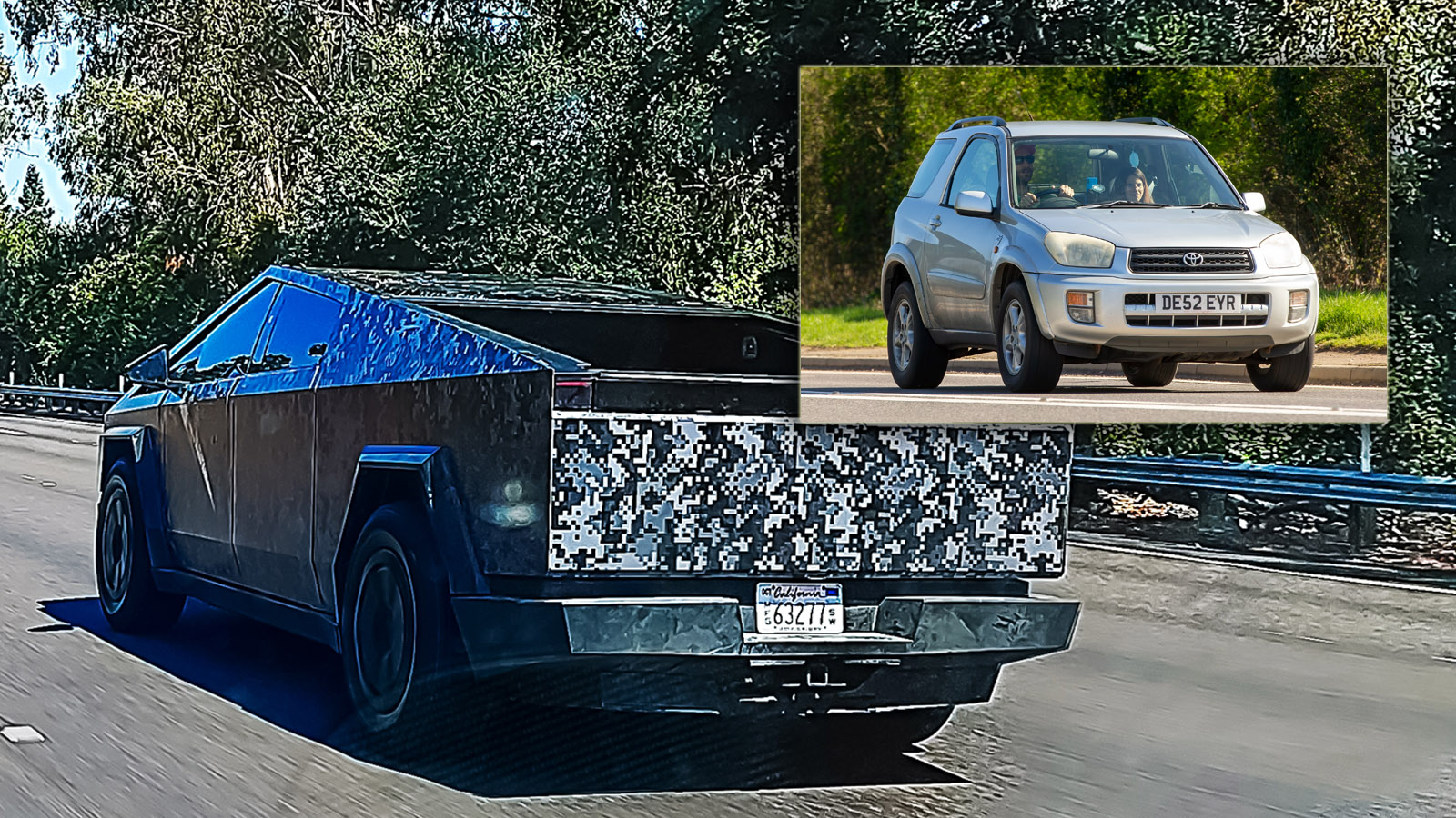 Which Is Better? A 1996 Toyota RAV4 Or A New Tesla Cybertruck?