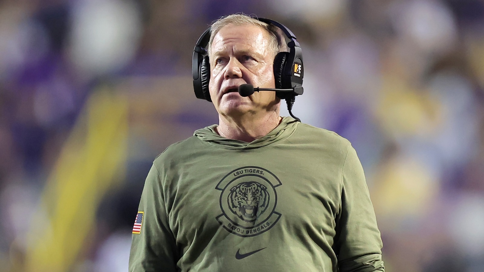 LSU Coach Brian Kelly Responds To Michigan Job Rumors